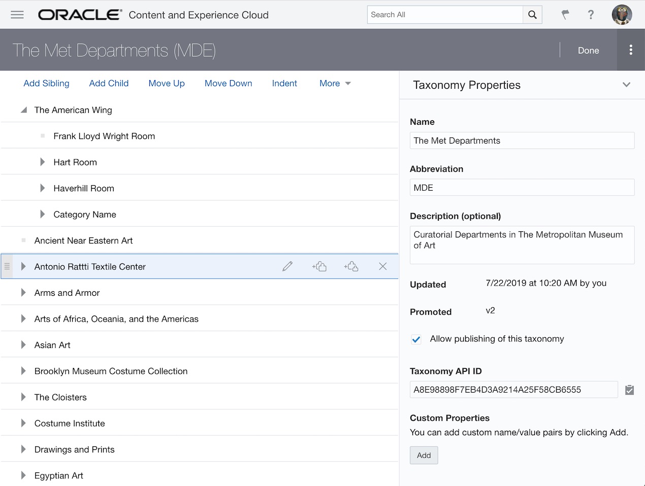 Taxonomies in Oracle Content and Experience – Part I – Igor's Musings ...